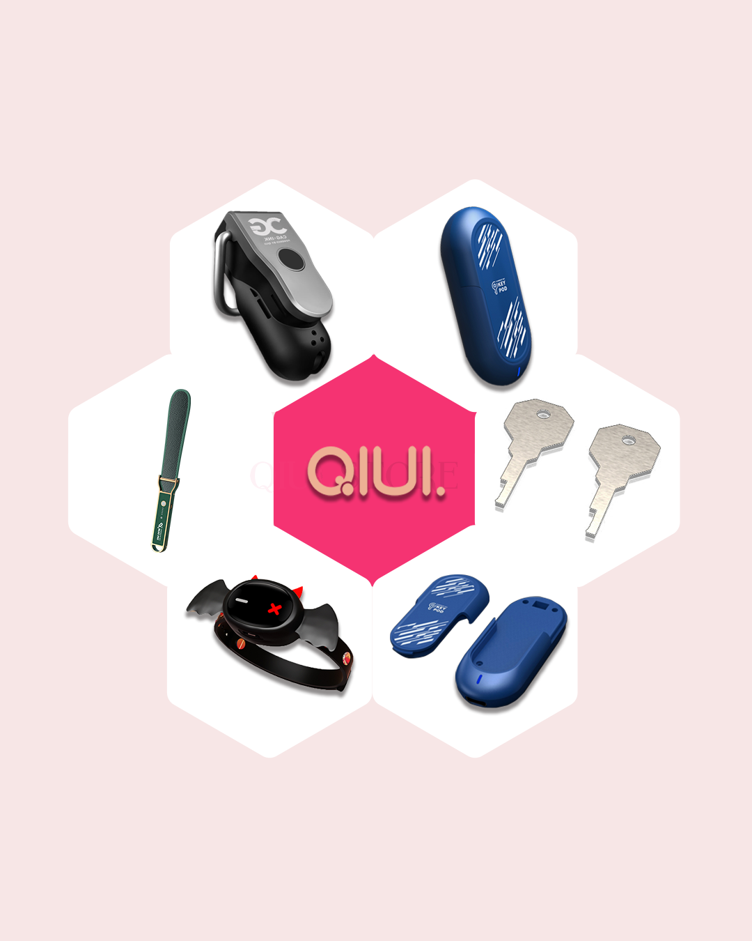 QIUI CELLMATE BLUETOOTH WIRELESS CHASTITY CAGE